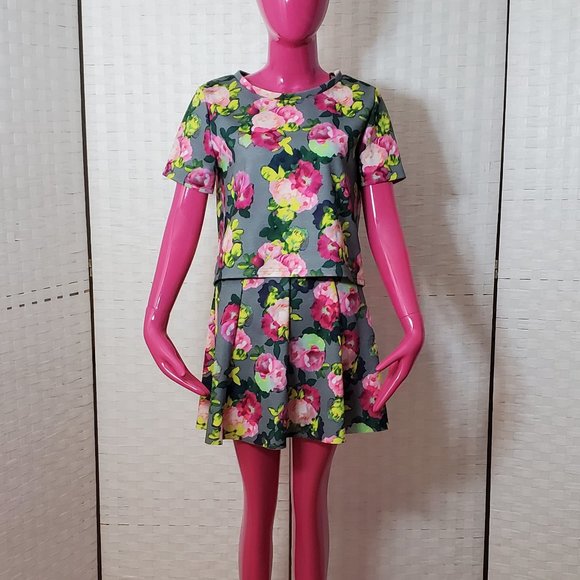 H&M | Dresses | Hm Floral Top Skirt Set | Poshmark